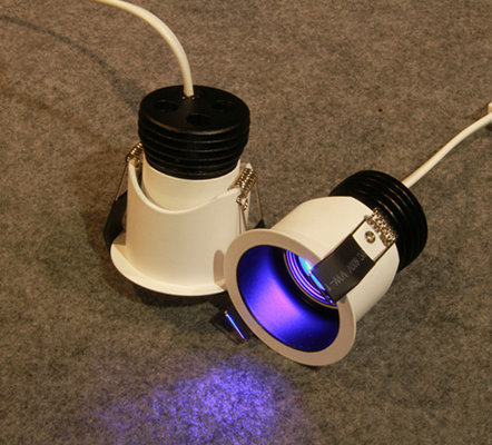 7W High Lumen Blue Color Lighting Of Led Downlight , Led Spotlight