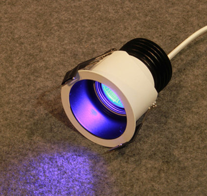 7W High Lumen Blue Color Lighting Of Led Downlight , Led Spotlight