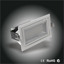 rectangle rotatable 48w LED ceiling Downlight with 4000lm and 88 LEDS
