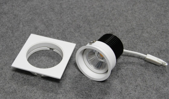 dimmable square ceiling recessed downlight rotating with cutout 75mm