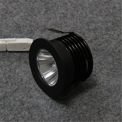 ceiling luminaire mini LED spotlight cabinets light mesuem waterproof cob spot lights black housing light diming light