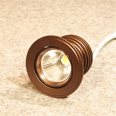 ceiling luminaire mini LED spotlight cabinets light mesuem IP65 cob spot lights black housing light 3years diming light