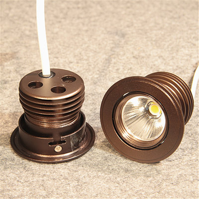 ceiling luminaire mini LED spotlight cabinets light mesuem IP65 cob spot lights black housing light 3years diming light