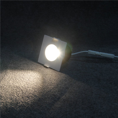 Square LED ceiling lights with  fixed structure, 7w, 65mm cutout, non-dimmable