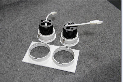 different holders Squre Shape Four Heads Led Ceiling Lamp Led Cob Downlight spotlight led luminaire