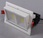 Square LED ceiling lights with 38W high power, bridgelux LED, IP20, 45 degree beam angle
