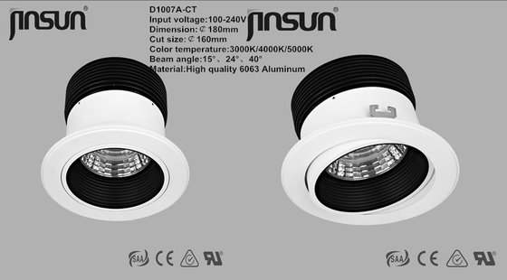 Well known citizen led with high power led downlight for high tall building application recessed light