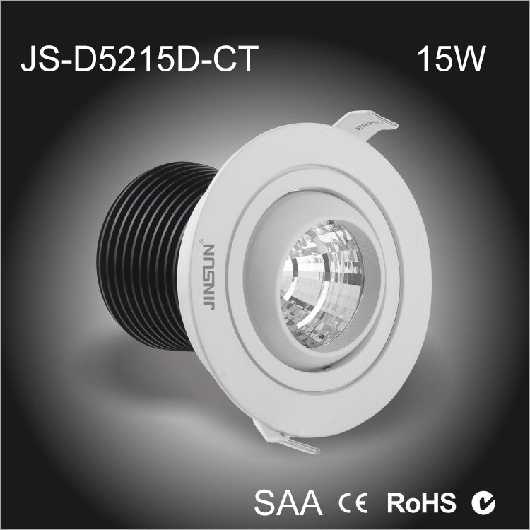 AC85-265V Input Voltage(V) 15w eyeball led ceiling light 15watt led down lights dimmable