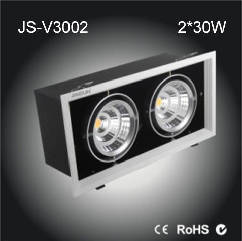 2016 2*30W Epistar COB LED box lamp citizen chip high lumen led spot light dimmable led