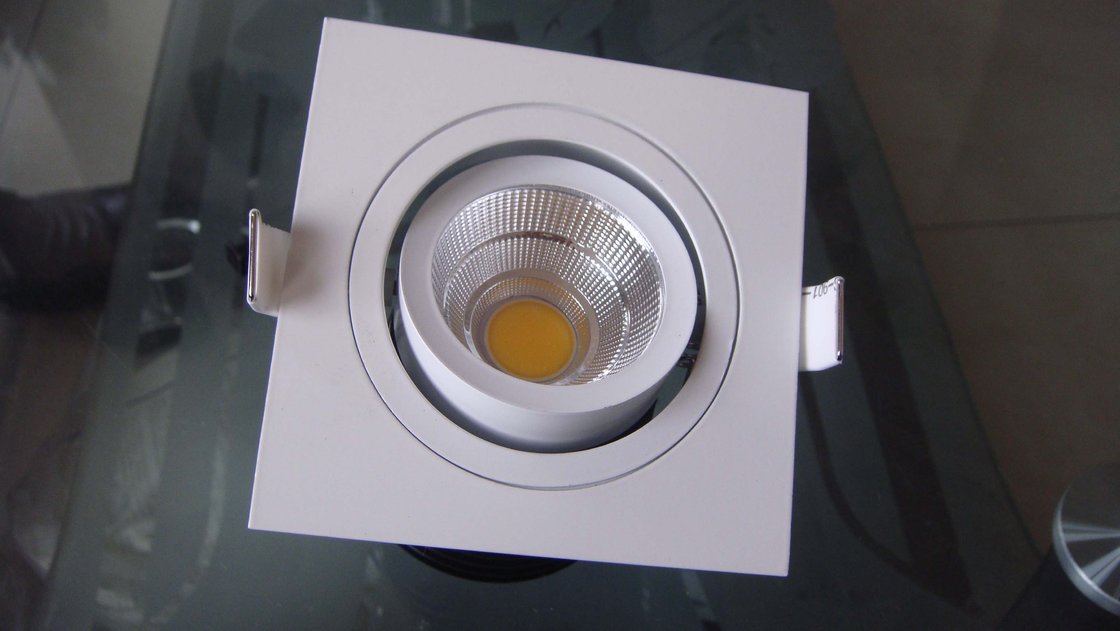 square 15w 90mm cutout LED corridor ceiling Downlight 25/38/60 degree beam angle 4000k CCT