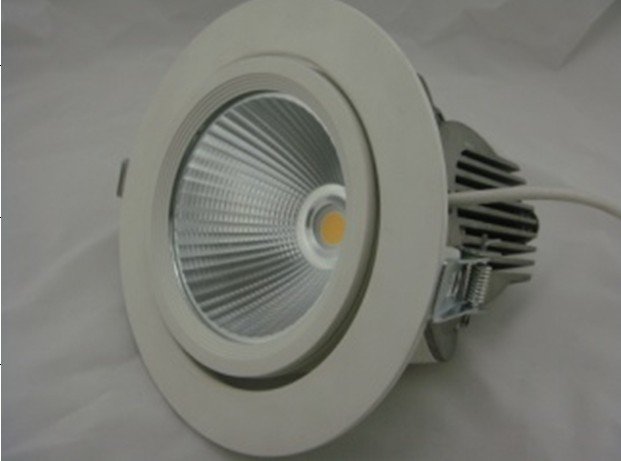 led cob light 15w cob led lighting, long life span high CRI black white sliver COB downl