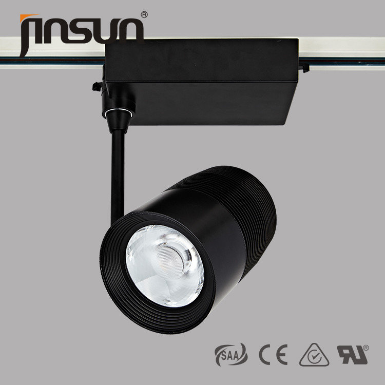 High Lumen 35W 2600LM Black Color With Lens Of COB LED Track Light Made in PRC