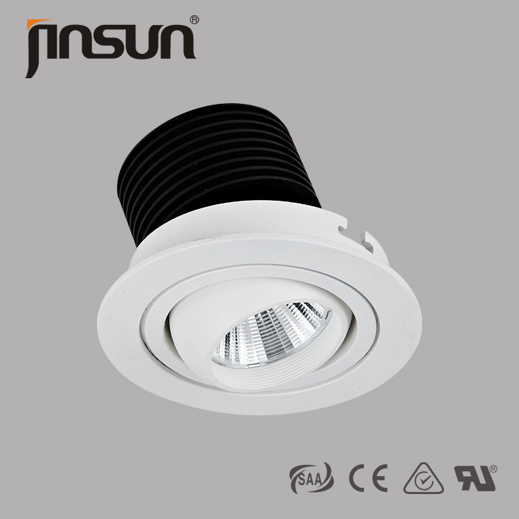 7W ultra slim high lumen of Led COB downlight UL&TUV certificate 6063 Aluminum material