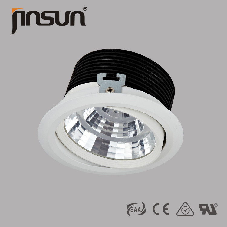 40W 3000LM High power 180 degree rotatable of AC100-240V LED downlight with UL certificate