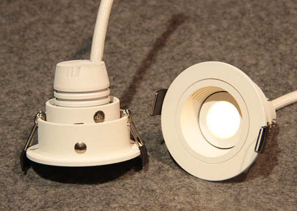 New design lighting with cabinet/show case used 1w 3w mini detachable/rotating spotlights