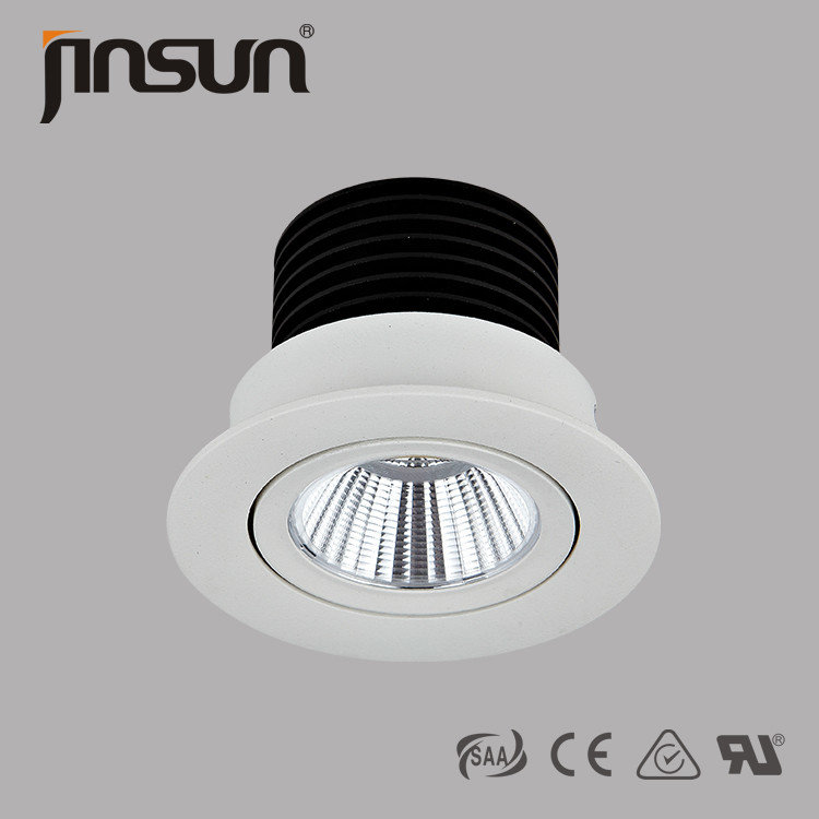 7-15W lighting led 1050Lumens 3000k 4000k 5000k 70mm Cut COB LED ceiling light adjuatable spotlight