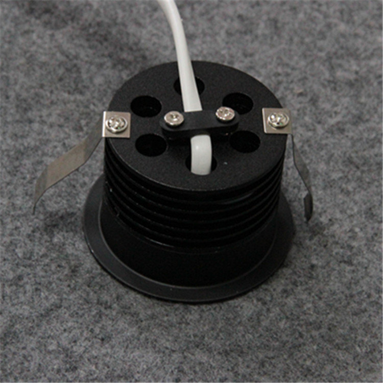 ceiling luminaire mini LED spotlight cabinets light mesuem waterproof cob spot lights black housing light diming light