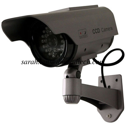 Indoor/Outdoor CCTV Mock Security Cameras with infrared lights, Solar Powered DRA62