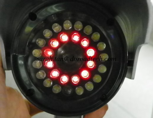 Indoor/Outdoor CCTV Mock Security Cameras with infrared lights, Solar Powered DRA62