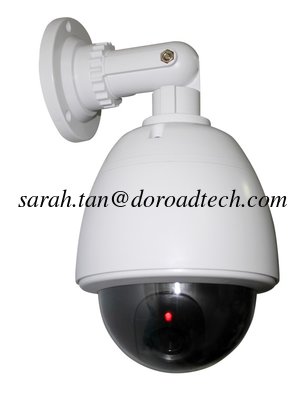 Indoor CCTV Mock Security High Speed Dome Cameras with LED light DRA70