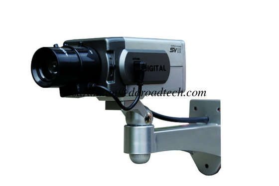 Indoor CCTV Mock/Dummy Security Box Cameras with LED lights DRA48