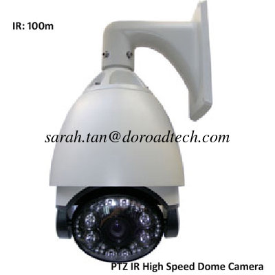 High Speed Dome Waterproof Outdoor PTZ Infrared Cameras