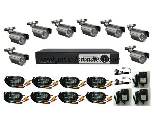 CCTV Security System 8CH H.264 Digital Video Recorder Kits DR-7108AV502E