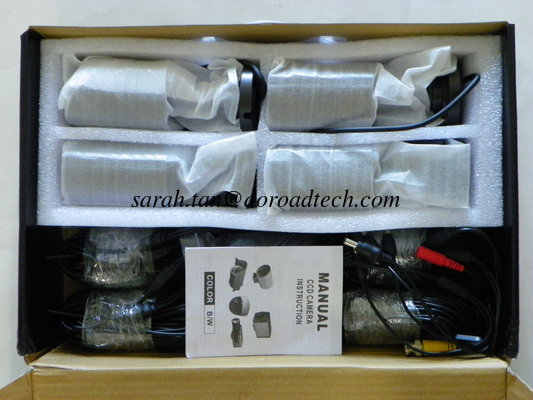 CCTV Security System 8CH H.264 Digital Video Recorder Kits, 8pcs Waterproof Bullet Cameras