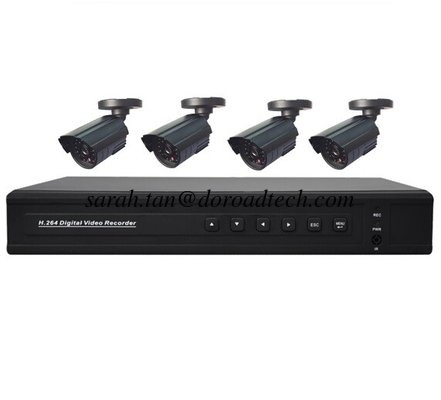 4CH DIY CCTV DVR and Cameras Kits DR-7204AV502C