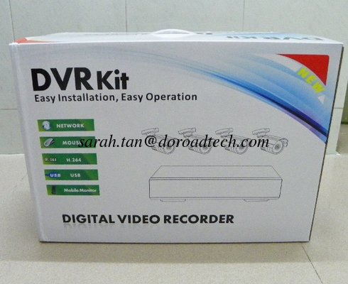 CCTV Camera Surveillance Systems 4CH Standalone DVR and IR Cameras
