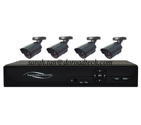 CCTV Camera Systems 4CH H.264 FULL D1 Digital Video Recorder Kits DR-6304V502A