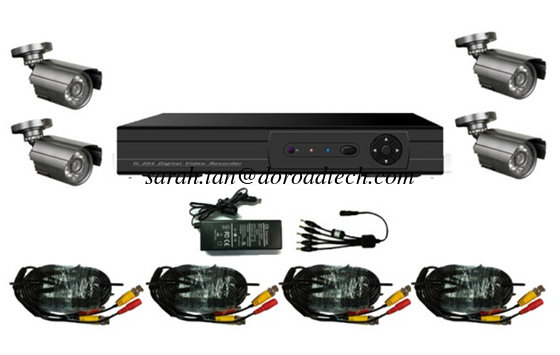 Video Surveillance 4CH H.264 FULL D1 DVR Kits DR-6104V502C