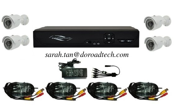 CCTV Security Kit 4CH Standalone DVR and Waterproof IR Bullet Cameras