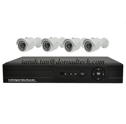 Video Surveillance CCTV Kits 4CH Standalone DVR + IR Bullet Waterproof Cameras