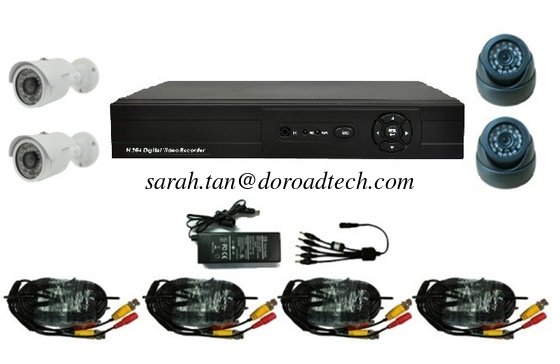 CCTV Camera Surveillance Systems 4CH Standalone DVR and IR Cameras