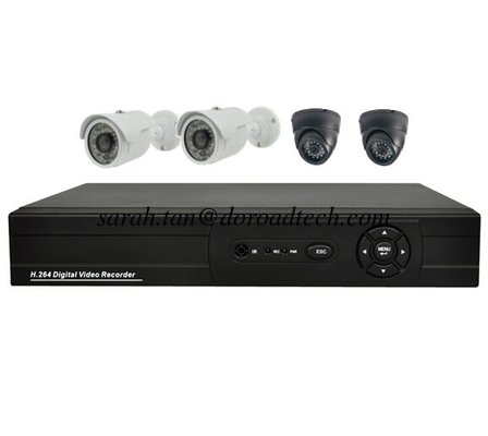 CCTV Camera Surveillance Systems 4CH Standalone DVR and IR Cameras