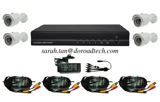DVR CCTV Kit 4CH Standalone DVR and 4pcs IR Bullet Waterproof Cameras