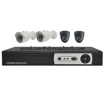 Video Security Cameras Kit 4CH DVR and 700TVL Waterproof IR CCTV Cameras
