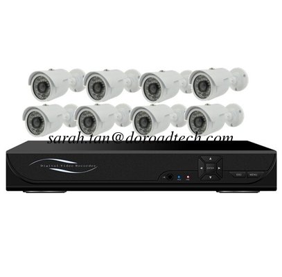 8CH DVR Kit, 8CH DVR + 8PCS Metal IR Bullet Security CCTV Cameras