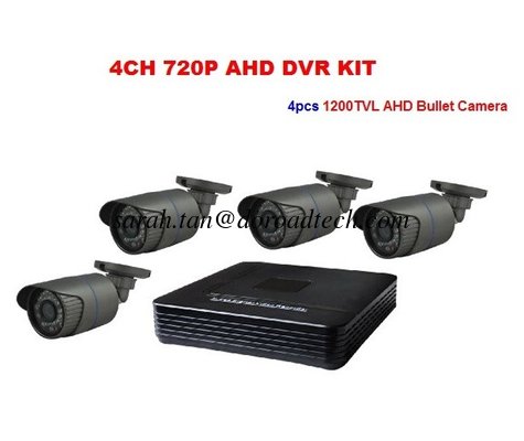 1.0 Megapixels AHD Security Camera Kit System/HD-AHD Camera Kit, Infrared Security Camera