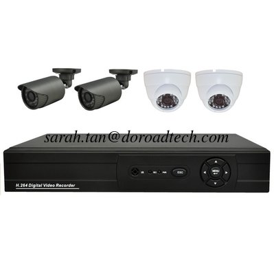 4CH HD AHD DVR Kit 720P Video Surveillance System High Definition AHD Camera DVR KIT
