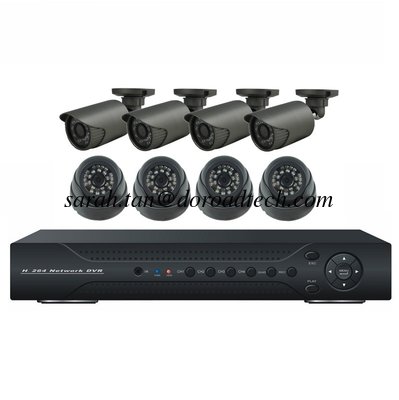 8 Channel AHD DVR KIT 720P HD Surveillance System CCTV Security KITs