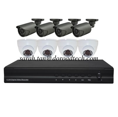 Waterproof AHD Bullet Camera 1.0 Megapixel 720P Security Camera DVR Kits