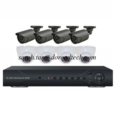 Waterproof IR Bullet Camera HD Megapixels 720P AHD DVR Kit Home Security Camera System