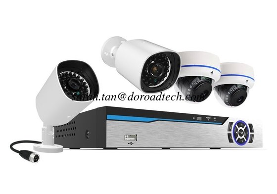 4CH HD PLC Power Line Communication CCTV Camera IP Network Wireless NVR System Kit