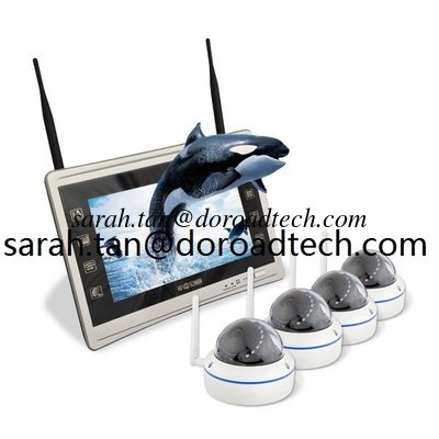 4CH 960P Home Video Surveillance WIFI IP Dome Cameras NVR Kit