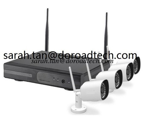 Wireless Home Video Surveillance System Wifi IP Cameras & NVR Kit