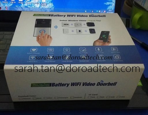 Smart Video Doorbell Camera 720P Visual Call Intercom Door Bell Infrared Night Vision Remote Record