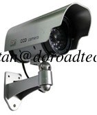 Indoor/Outdoor Dummy Camera with LED light, motion detection moving DRC60