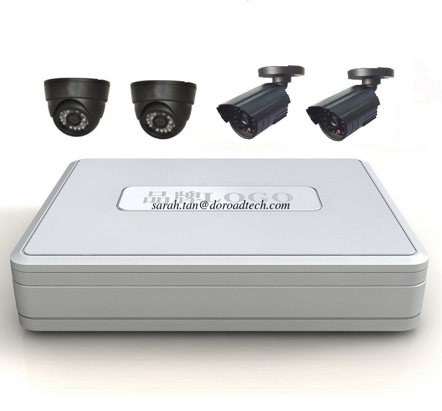 CCTV System H.264 FULL D1 Mini 4CH Digital Video Recorder Kits